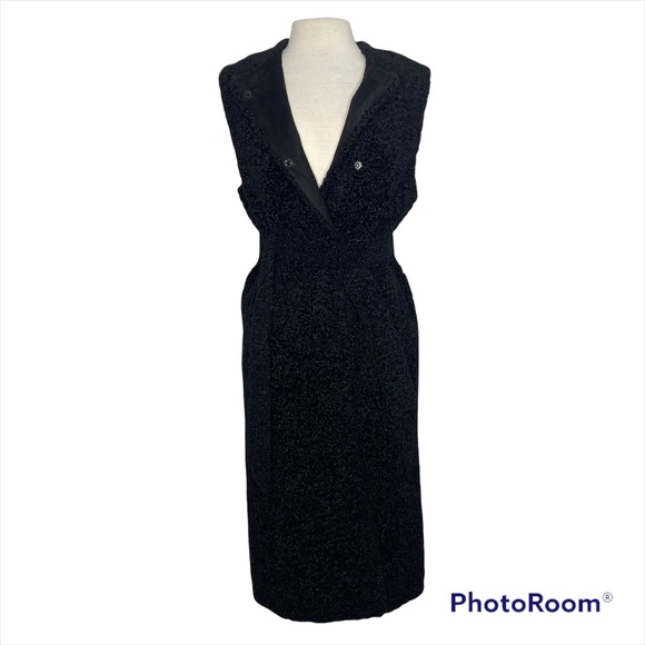 Zara | Jackets & Coats | Nwt Zara Black Long Heavy Belted Nubby ...